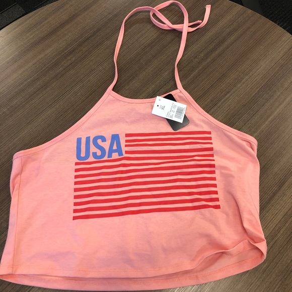 Target | Tops | Target Issac Morris Womens Usa Flag Graphic Halter ...